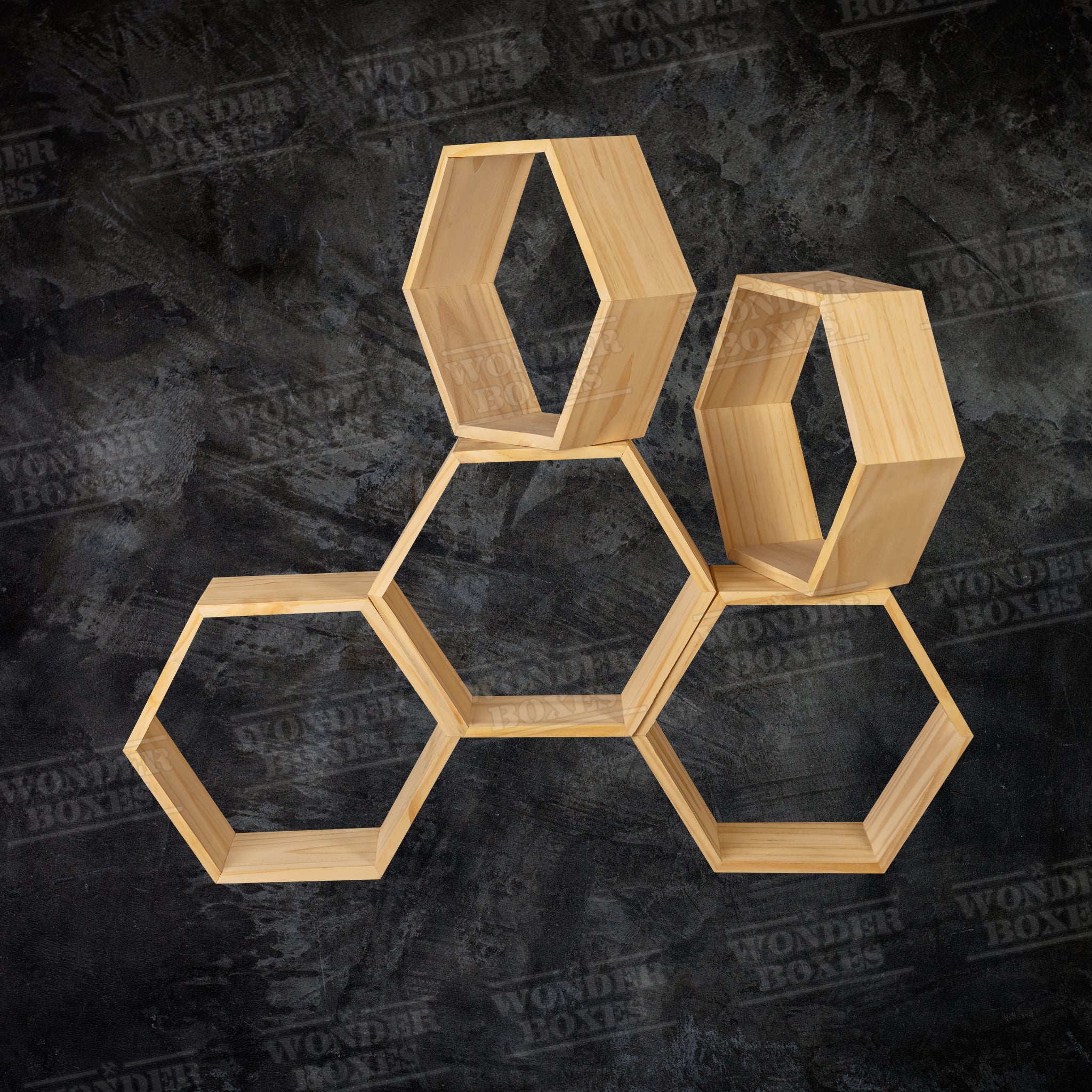 Hexagon frame/shelf – Wonderboxes